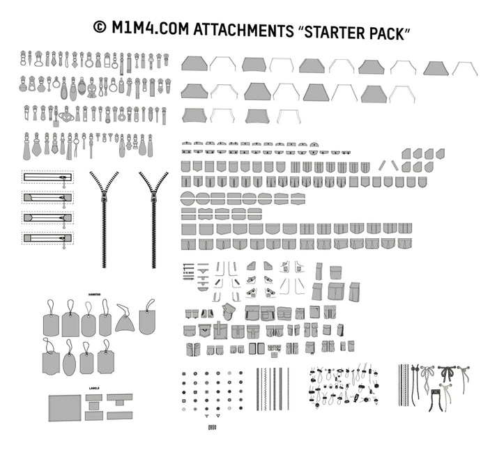 M1M4 STARTER PACK – Eclomockup