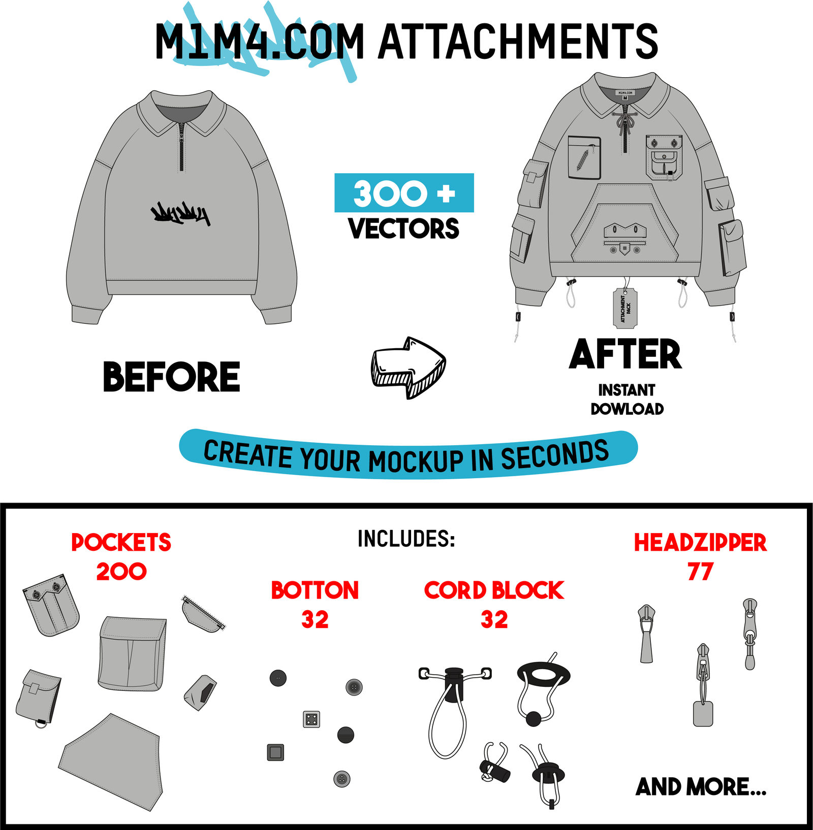 M1M4 STARTER PACK – Eclomockup