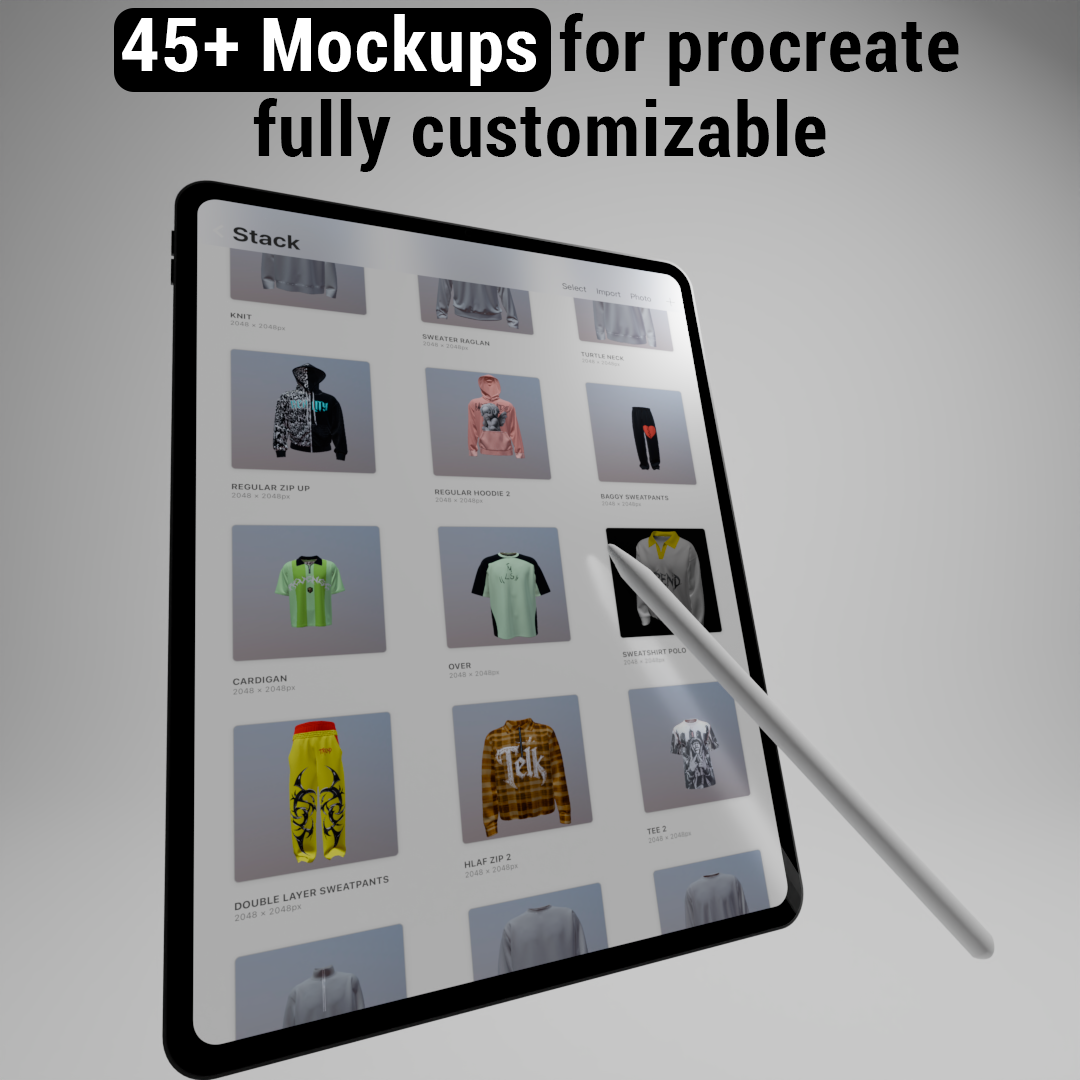 EcloMockup — Procreate + CBOs 3D Mega Bundle – Eclomockup